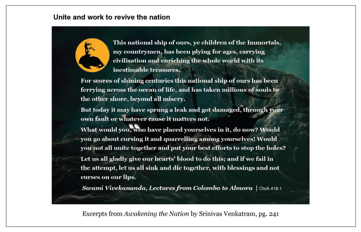 AWAKENING THE NATION-Rediscovering the spirit of India with Swami ...