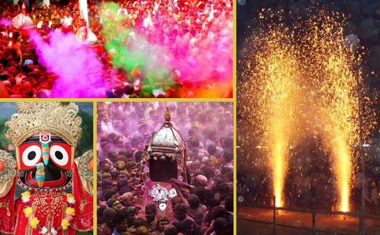 How is HOLI celebrated across India